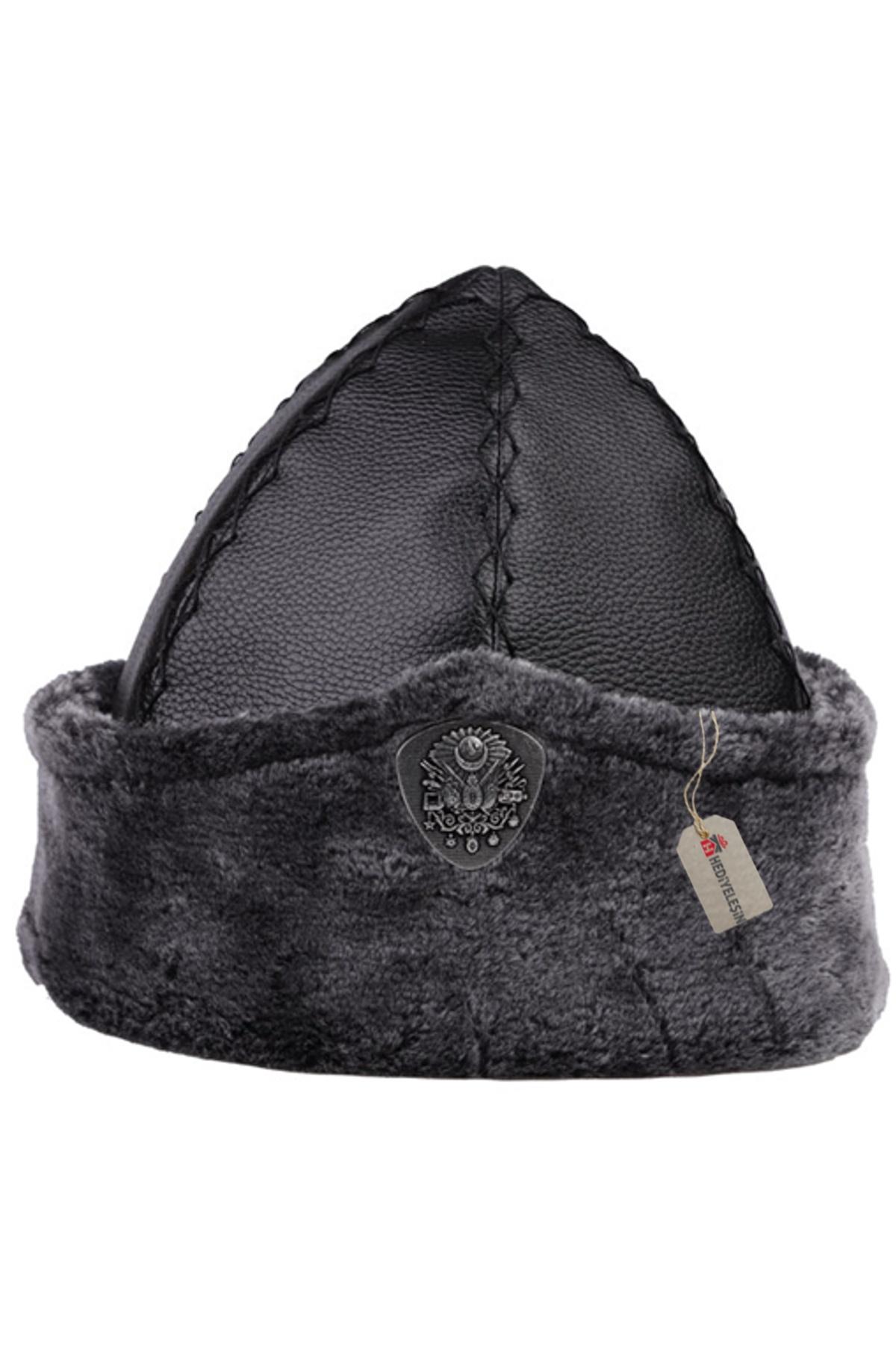 BÖRK, KALPAK, Geleneksel Kayı Alp Şapkası, Siyah - 2009 - 318.18 TL + KDV