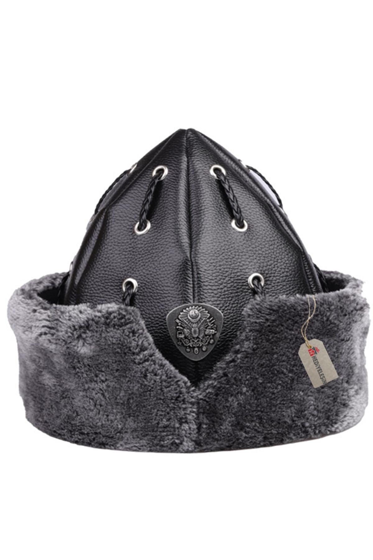 BÖRK, KALPAK, Geleneksel Kayı Alp Şapkası, Siyah - 2026 - 409.09 TL + KDV